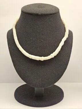 Unsigned | Jewelry | Classic Puka Shell Beaded Choker Necklace | Poshmark